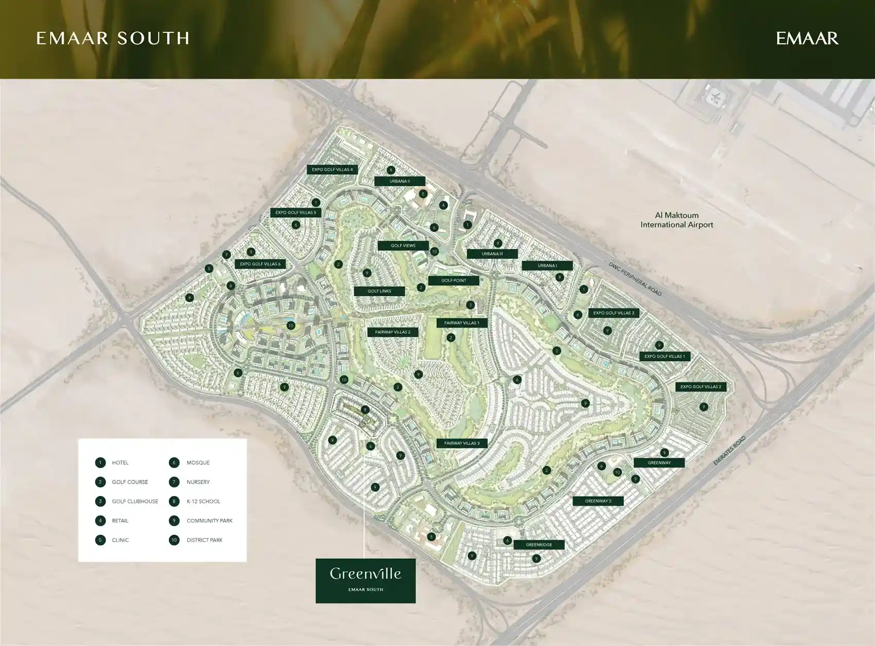 Greenville by Emaar at Emaar South – Luxury Townhouses for Sale