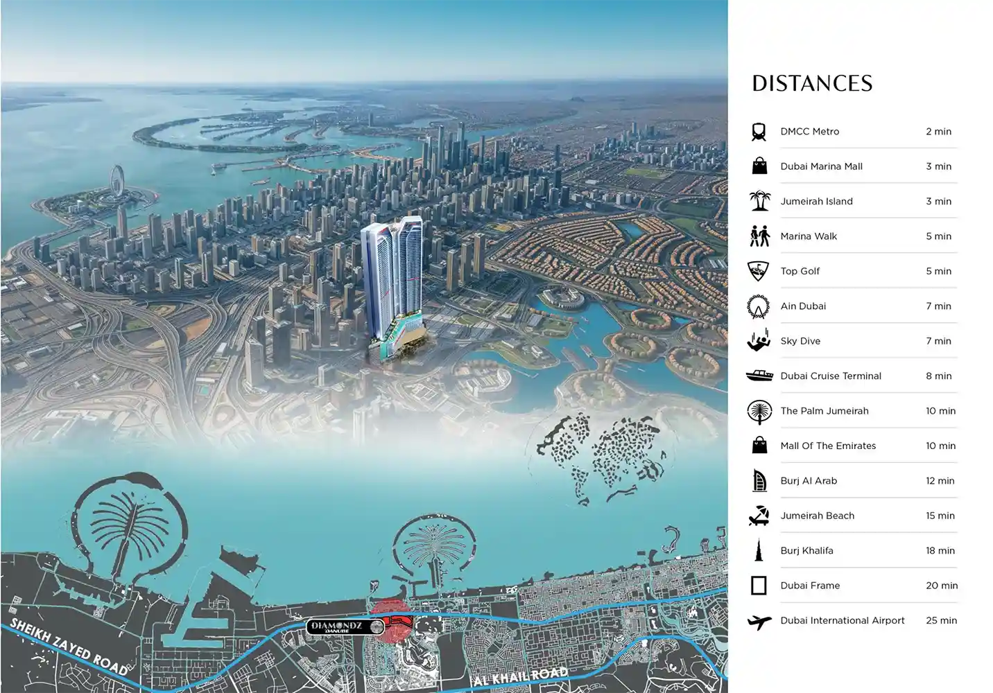 Diamondz by Danube at JLT | Luxury Apartments in Dubai