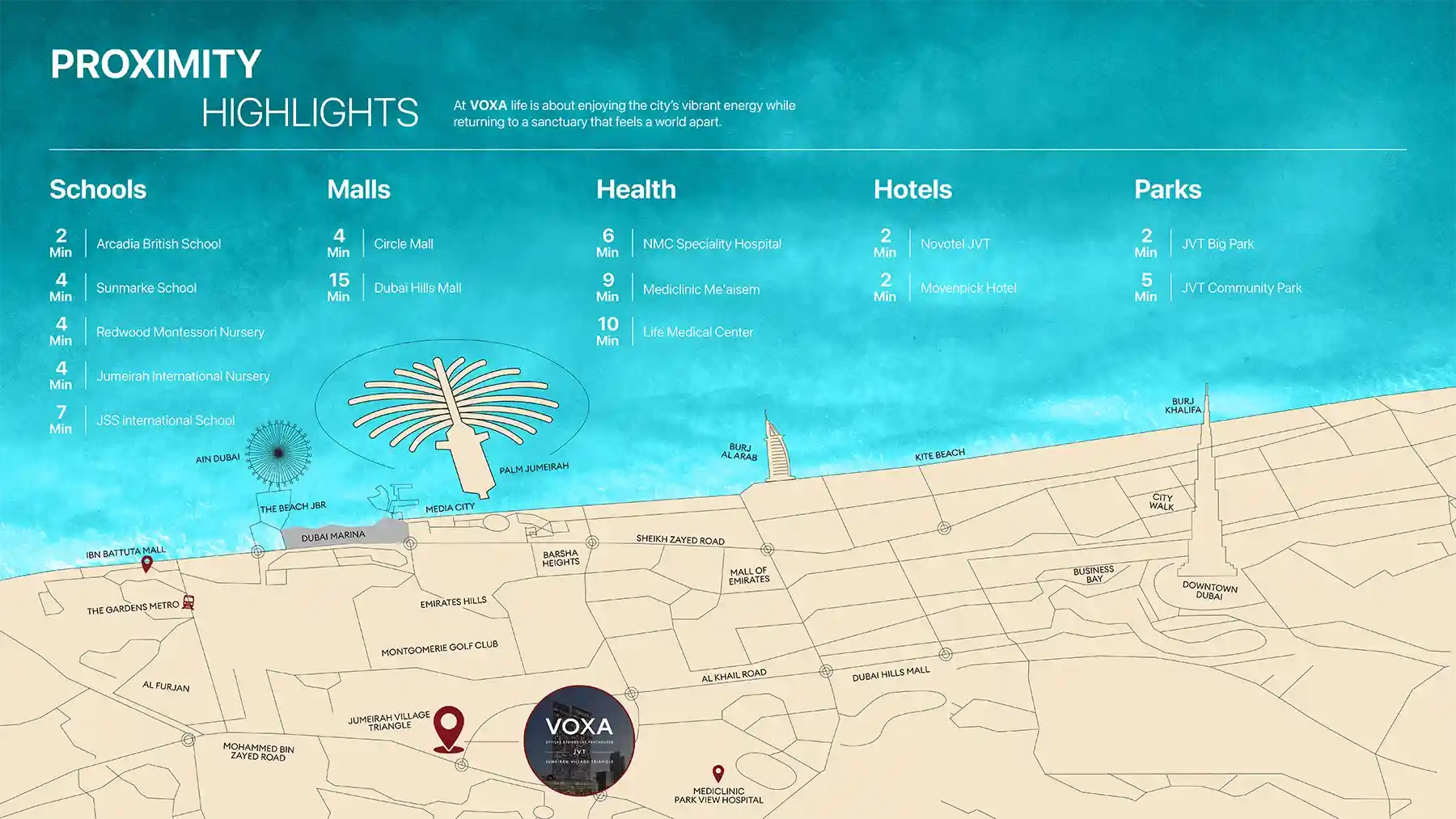Voxa Pantheon Jumeirah Village Triangle MasterPlan