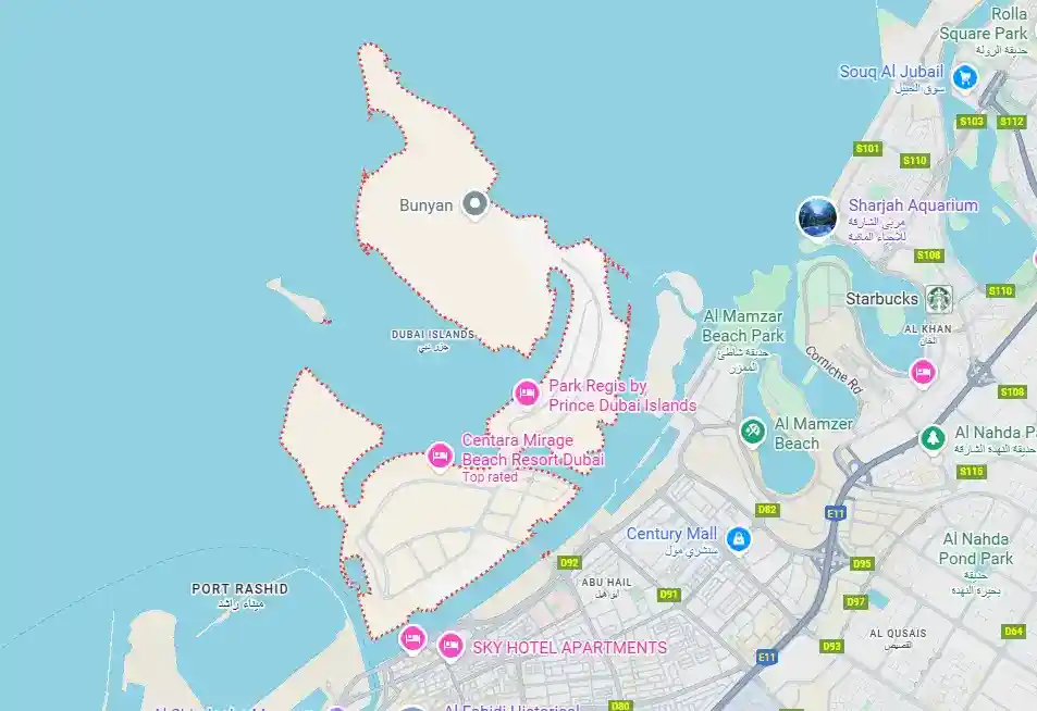 Waterfront Arena Residences Masterplan Dubai