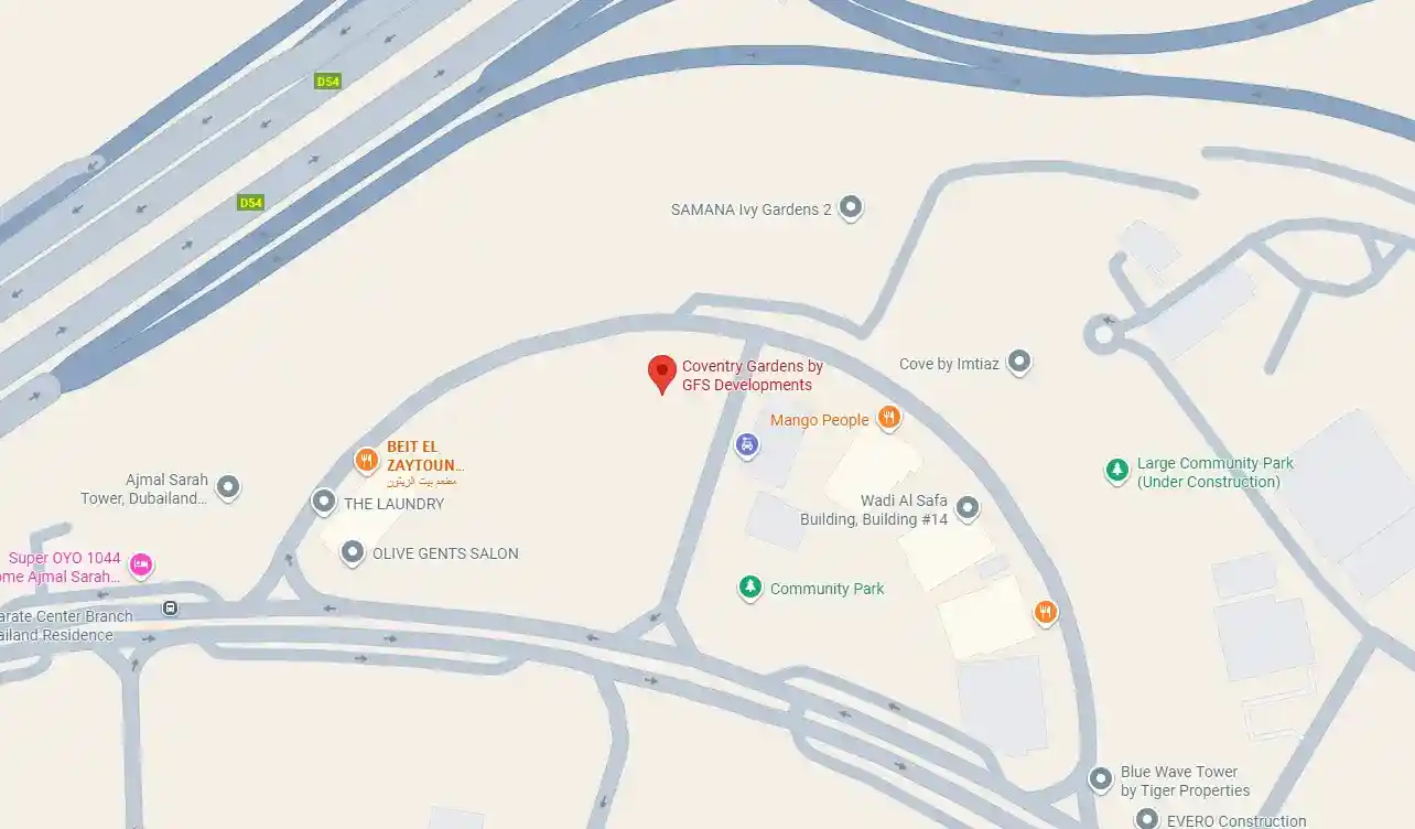 Coventry Gardens 2 Master Plan DLRC Dubai