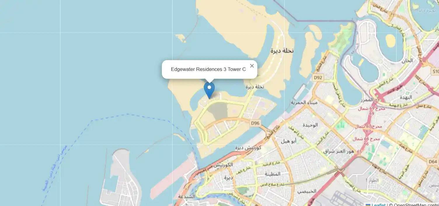 Edgewater Residences 3 Tower C Apartments Location Map